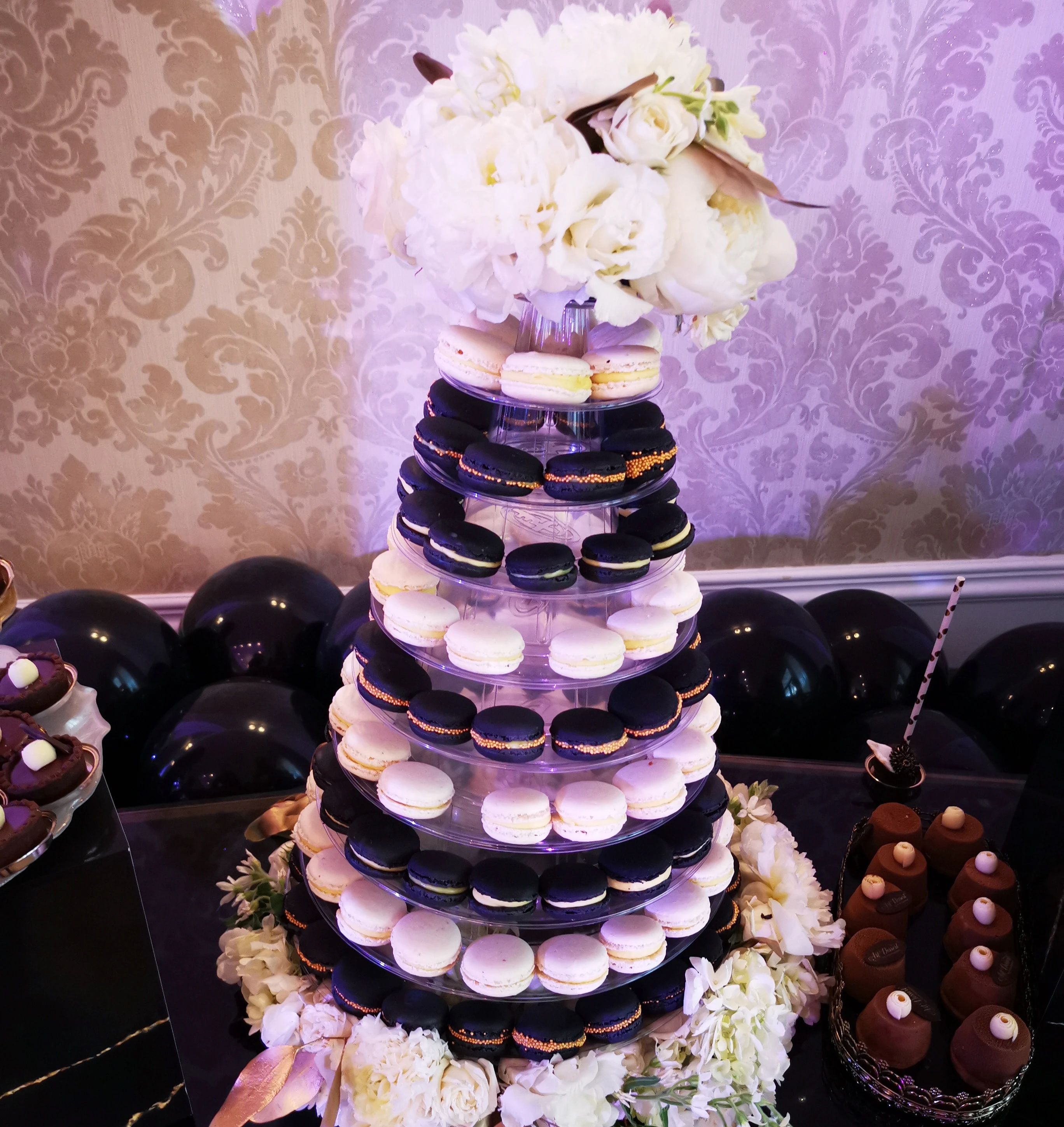 CANDY BAR DESIGN NUNTA- BLACK CASCADE